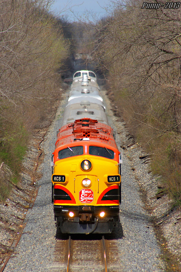 Southbound KCS Special Business Train - The Southern Belle